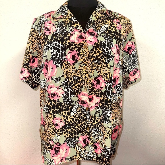 Donnkenny | Tops | Womens Plus Vtg Donnkenny Woman Blouse Sz 2x | Poshmark